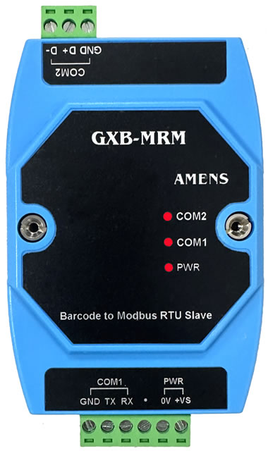 GXB-MRM Barcode Reader to Modbus Gateway